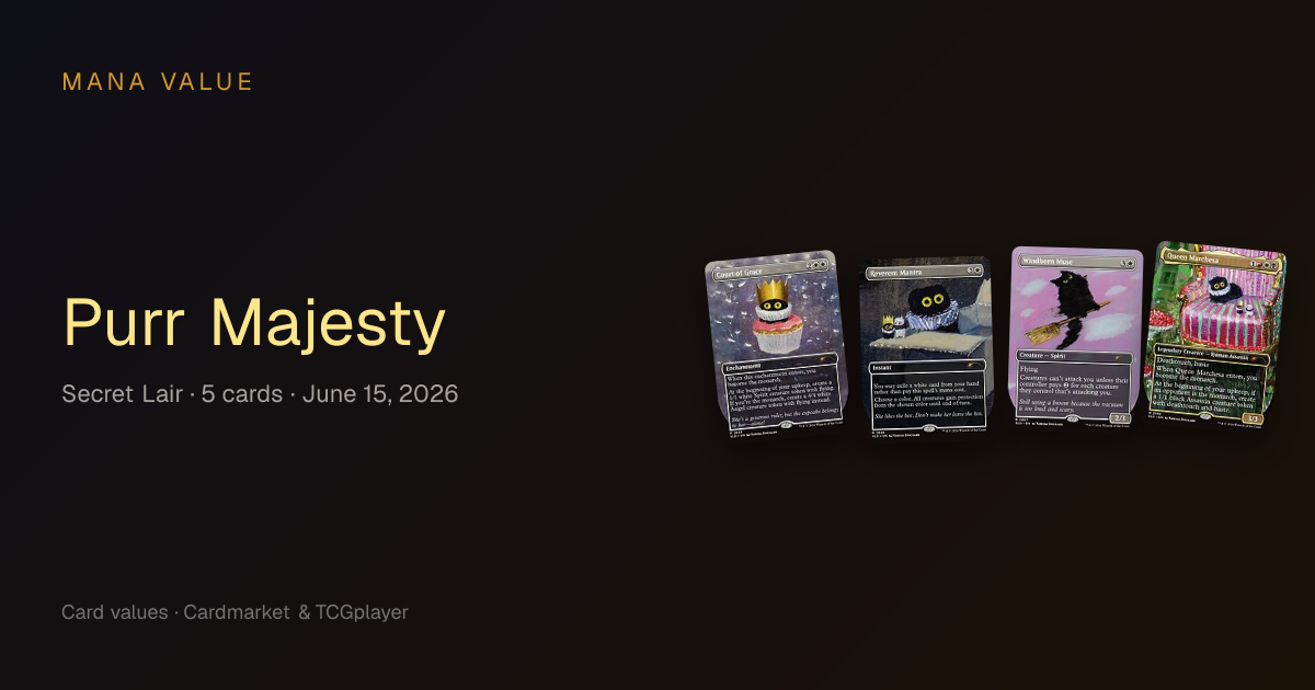 Purr Majesty — Secret Lair card values